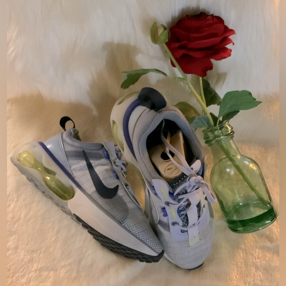 Nike | Shoes | Nike Air Max Plus Grayblue Bubble Heel Sneakers Sz 35y ...
